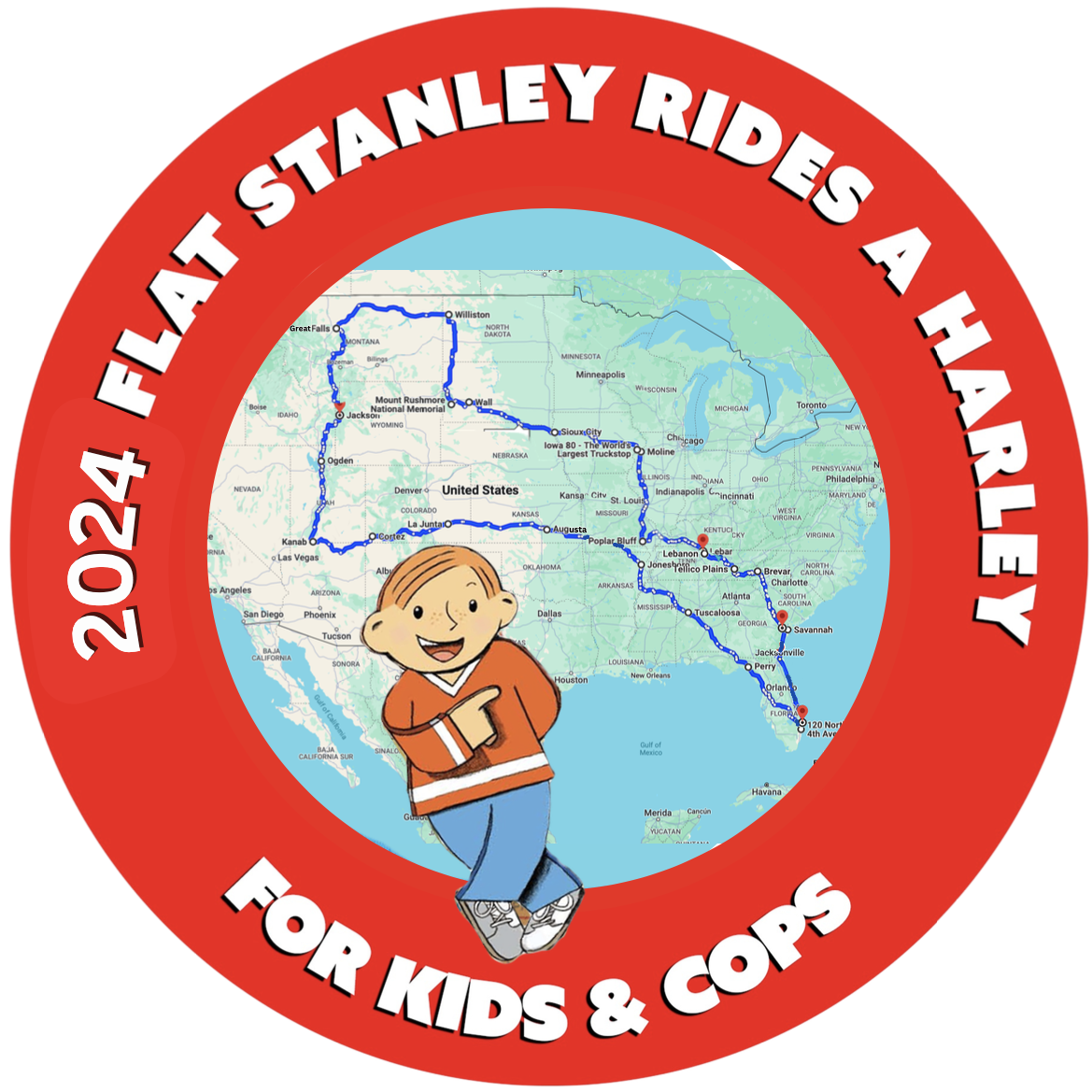 FLAT STANLEY - RIDE THROUGH THE U.S. WITH FLAT STANLEY & RAISE MONEY ...